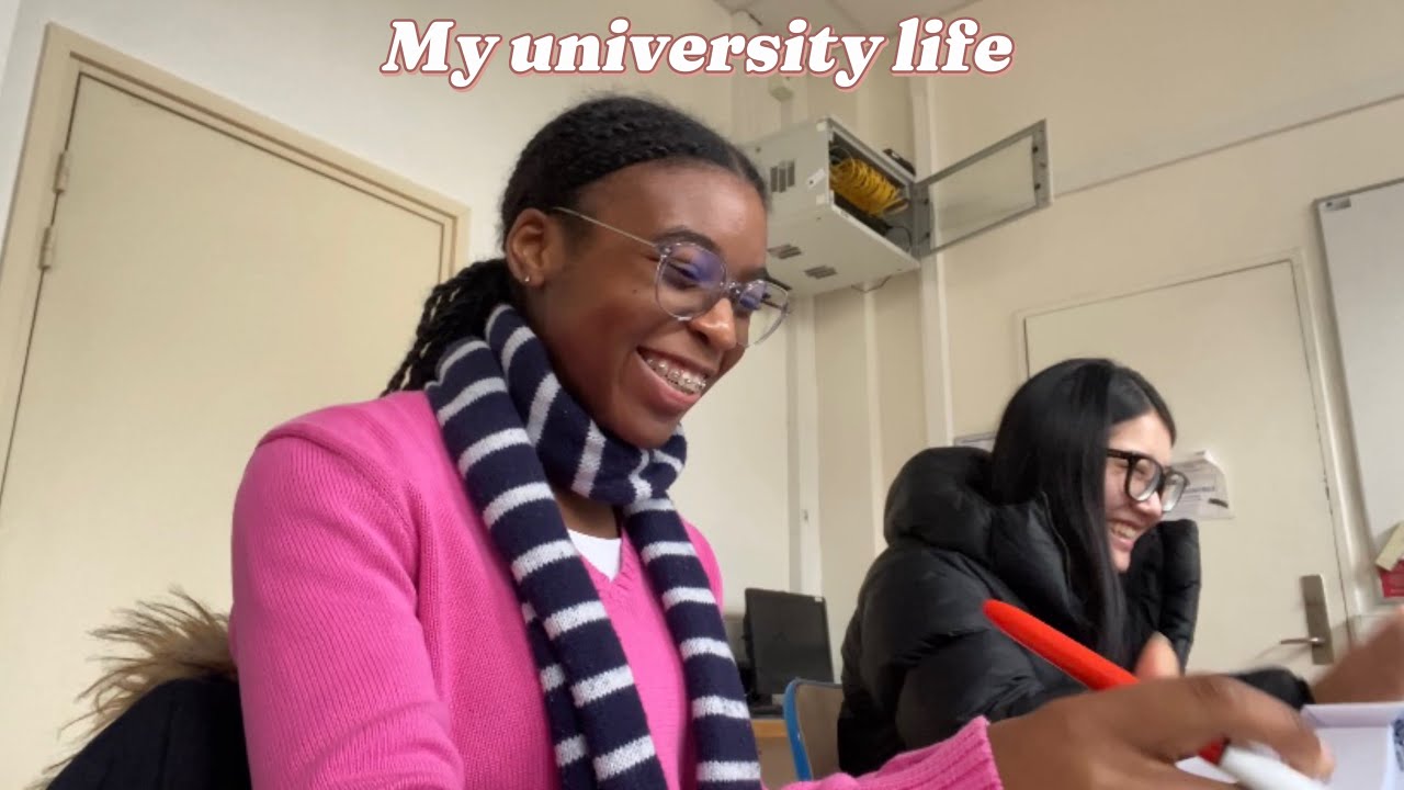 UNI VLOG 🖇️ first-year student @ paris dauphine, studying w/ friends 💻 ...