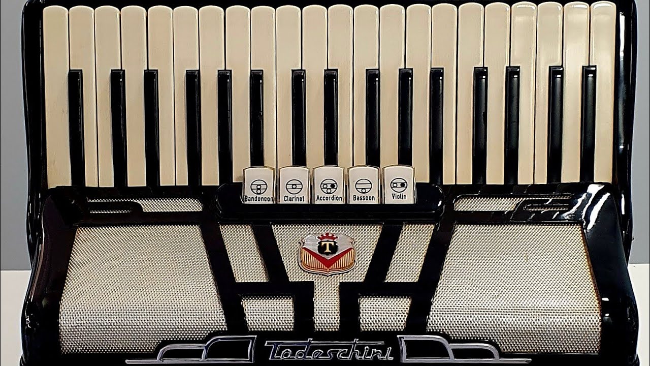 đȘ Acordeon Todeschini Super 5 Selo Verde 80 Baixos Youtube