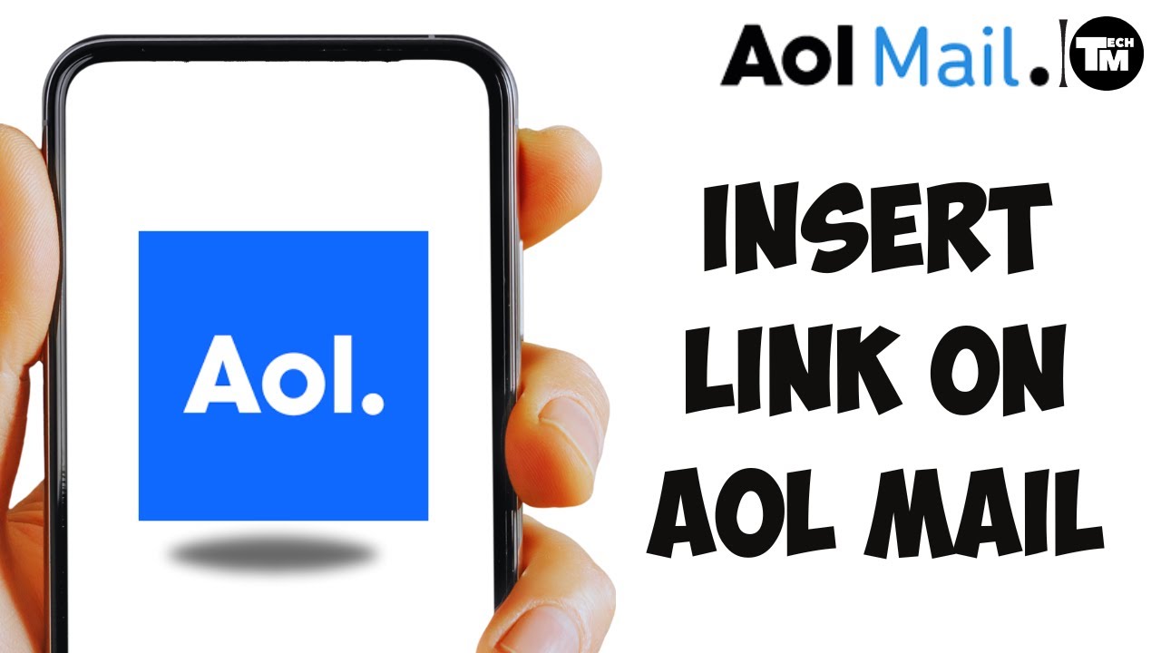 How to Insert Link on AOL Mail 2024 - YouTube