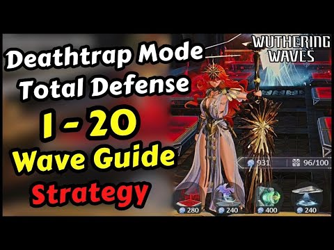 Tidal Defense Simulator Total Defense Test 1-20 Wave Strategy | Wuthering Waves 2.6