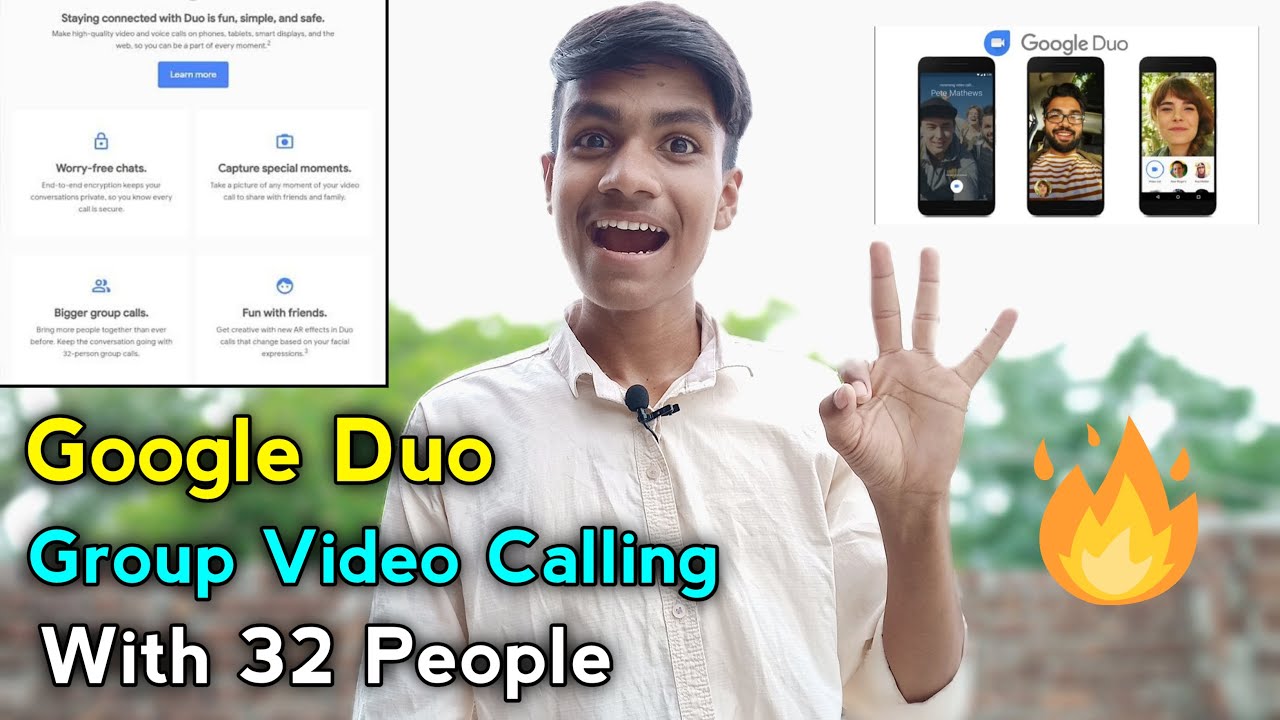 Google Duo Group Video Calling - With 32 People | Google Duo New ...