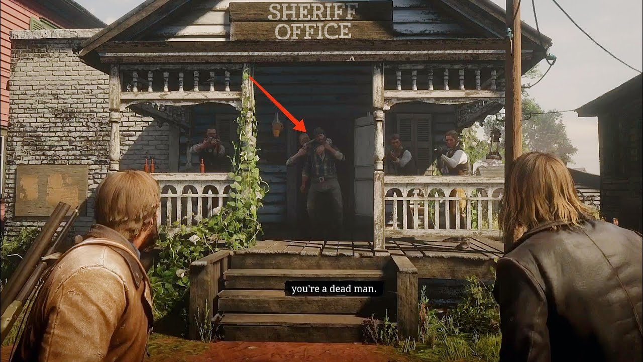 If You're Fast Enough You Can Loot Sheriff Leigh Gray After Killing Him ...