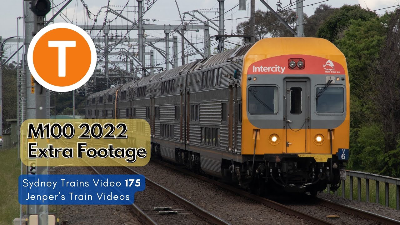 Sydney Trains Video 175 - M100 2022 Extra Footage - YouTube