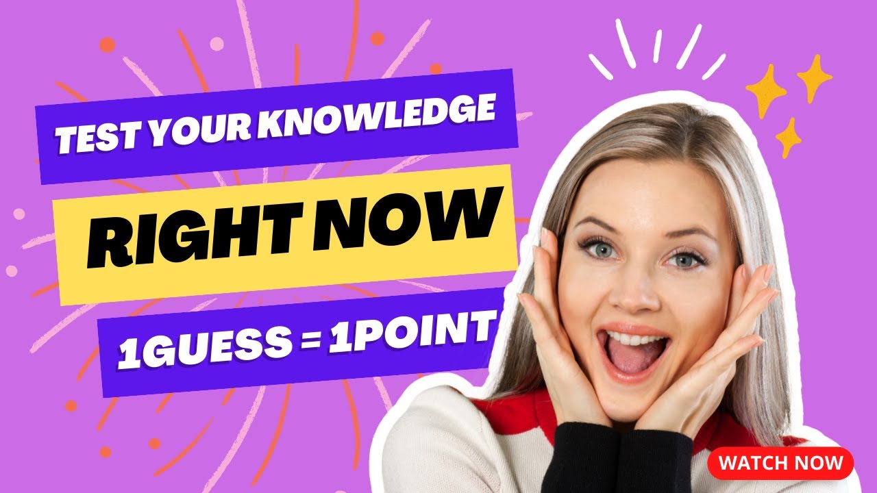 Fun Quiz Challenge: Test Your Knowledge with Exciting Questions! - YouTube
