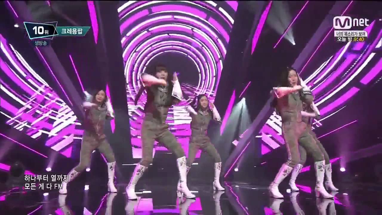 Live HD | 150409 크레용팝 "FM" @ MNET 엠! 카운트다운 - YouTube