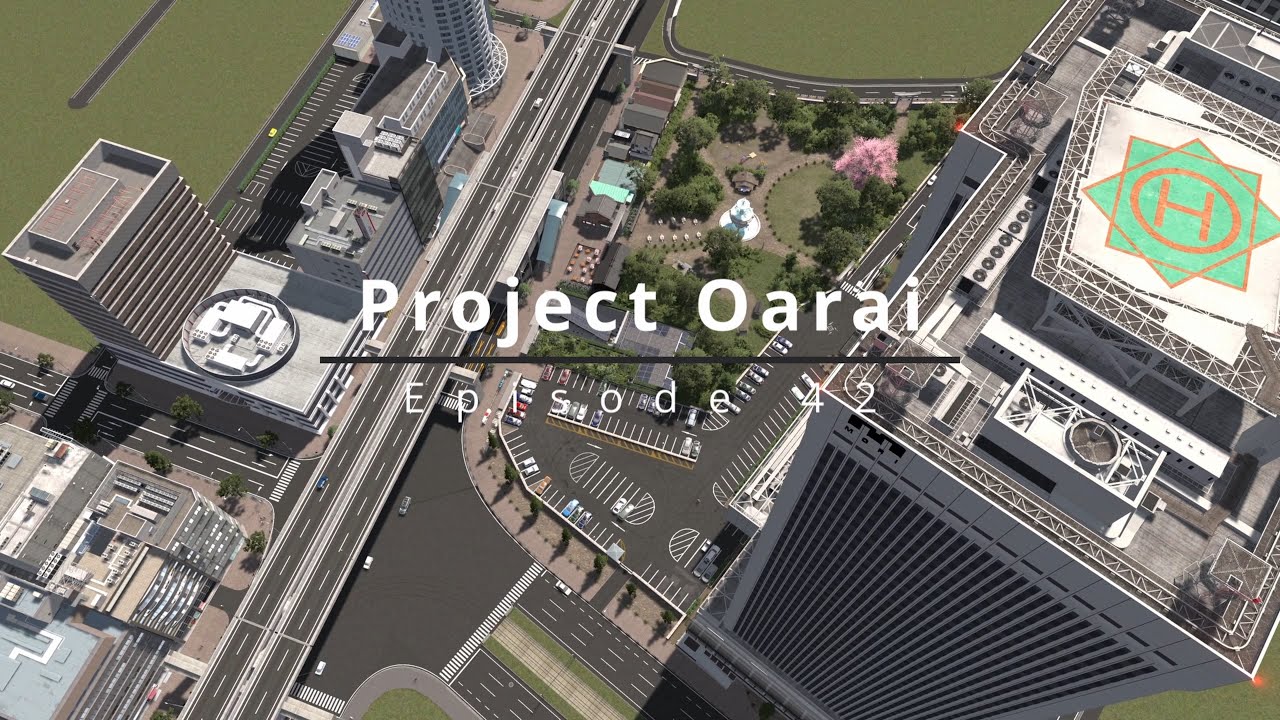Project Oarai - EP 42 - Mizuki Tower - Cities Skylines - YouTube