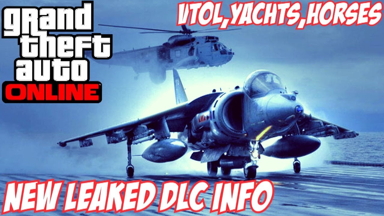 GTA 5 DLC - VTOL Vehicle, Horses & Yachts Leaked GTA 5 DLC! (GTA V DLC ...