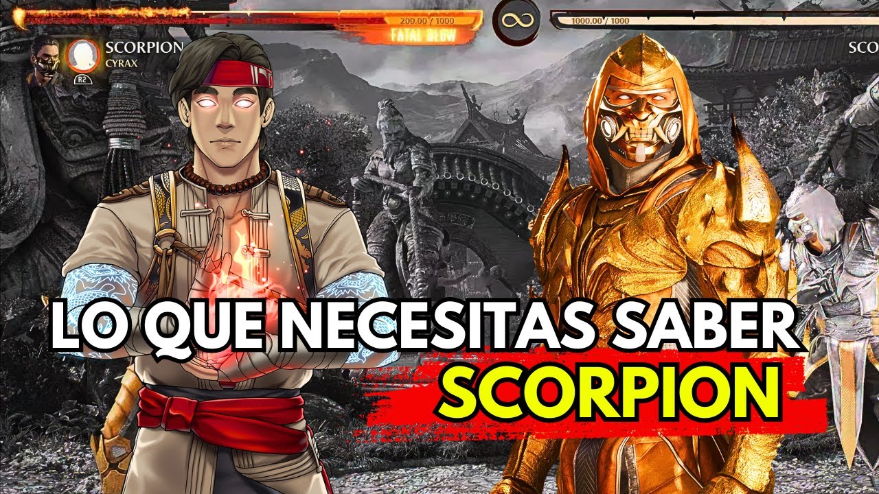 Domina a SCORPION en Mortal Kombat 1: Guía completa de combos y ...