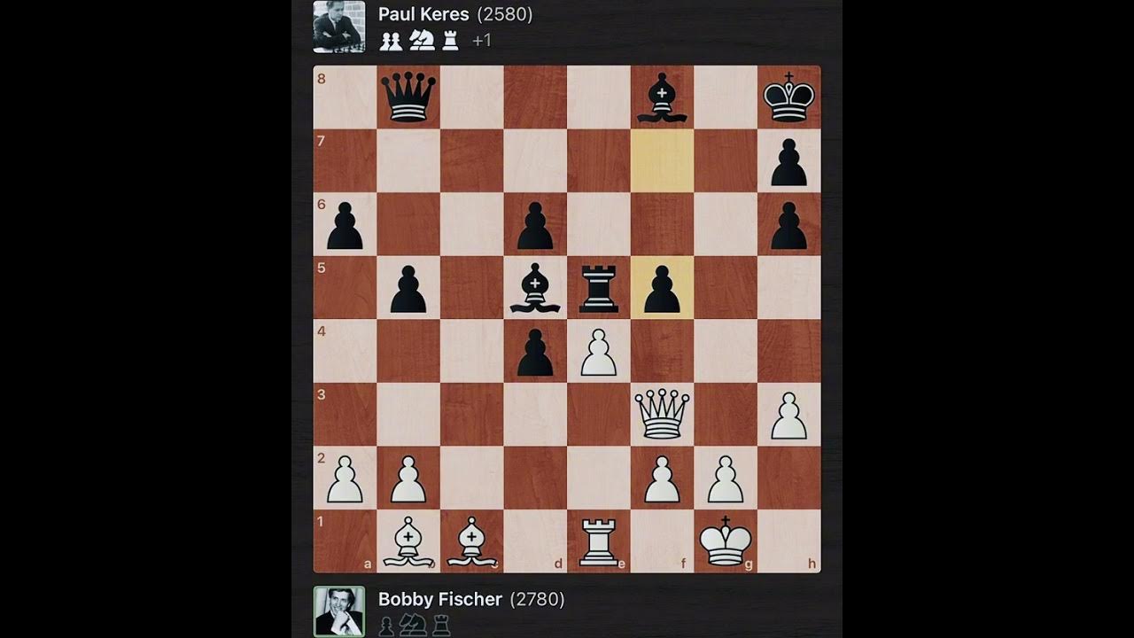Bobby Fischer vs Paul Keres || Zurich - Switzerland, 1959 - YouTube