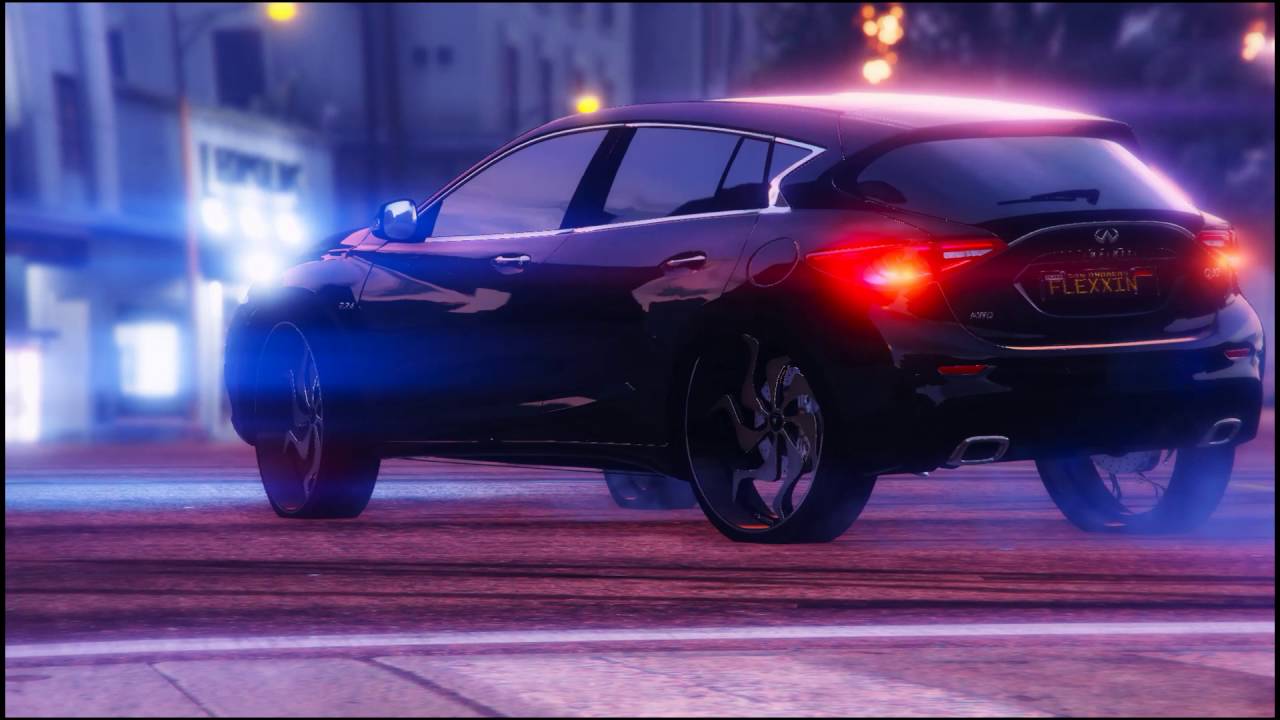 CUSTOM INFINITI Q30 Black & Gold - Drift Practice 1 - YouTube