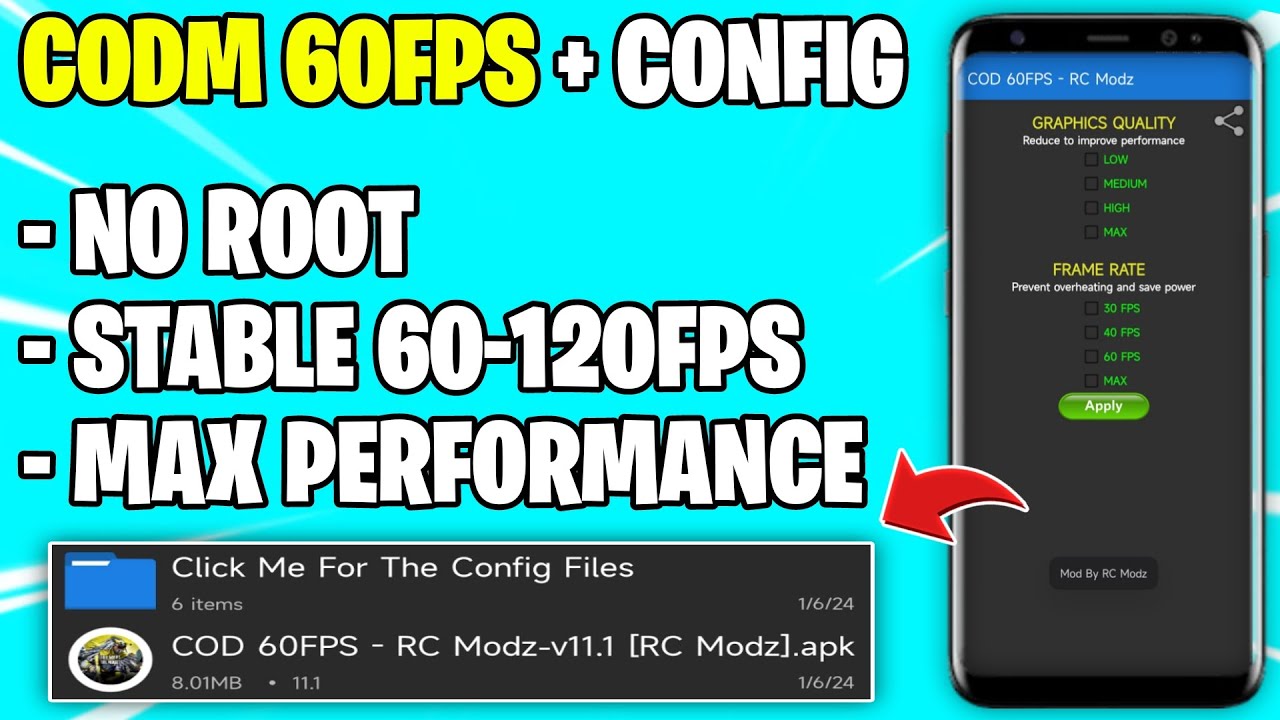 Boost Your Call of Duty Mobile FPS and Performance with CODM 60FPS App ...