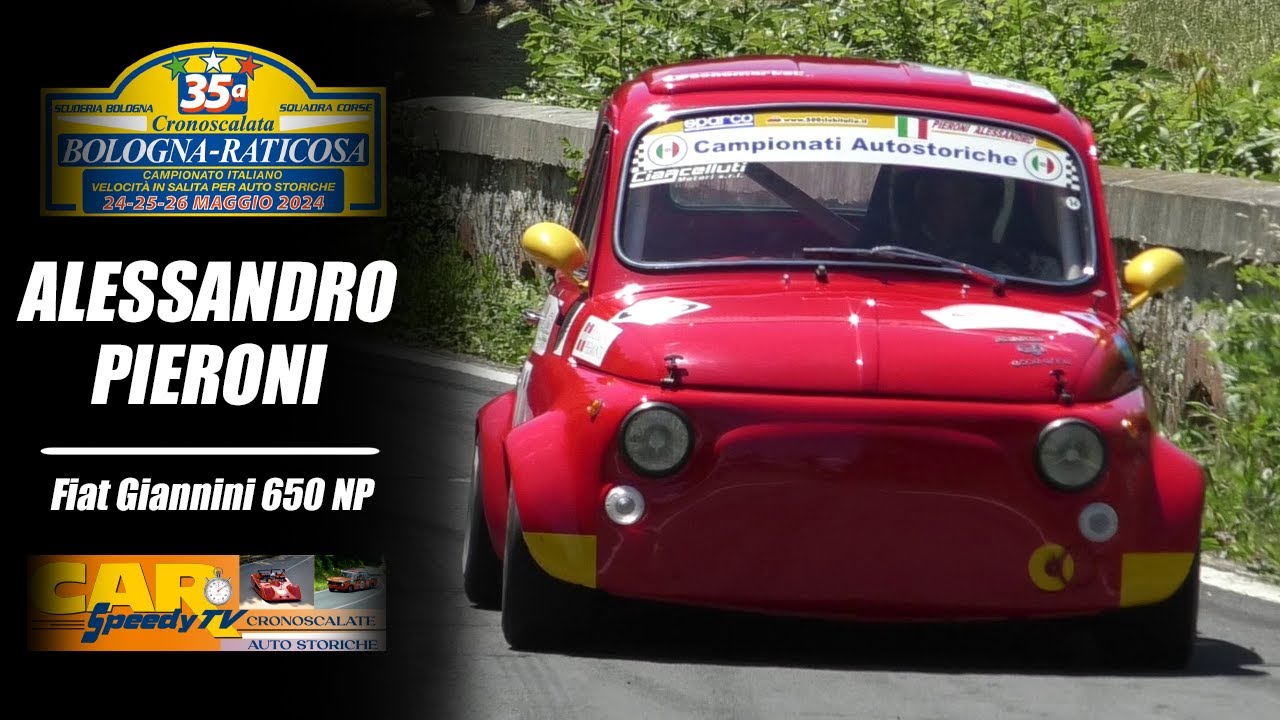 Bologna-Raticosa 2024 || Alessandro Pieroni || Fiat Giannini 650 NP ...