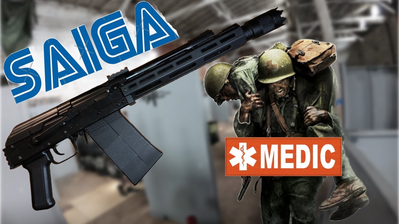 Medic With The Saiga 4 Today - YouTube