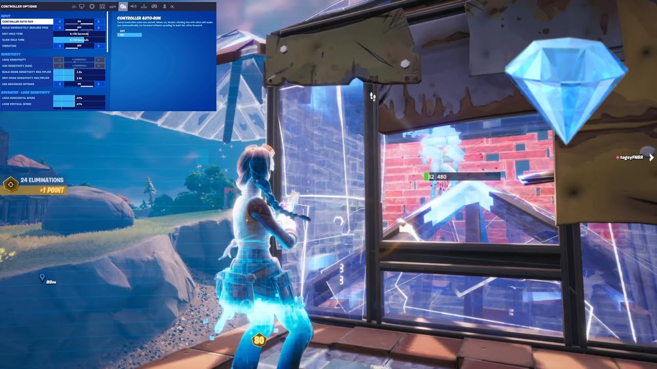 Diamonds 💎 + The NEW Best Controller Settings For AIMBOT/Piece Control ...