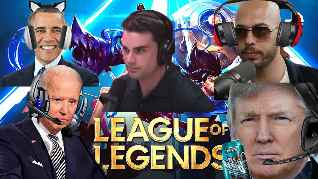 Presidents Play League Of Legend with Ben Shapiro and Andrew Tate (AI ...