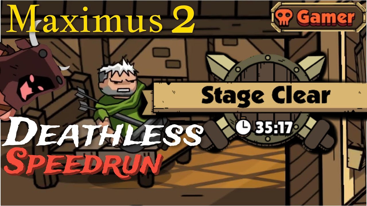 Maximus 2 - Deathless 100HP Speedrun with Bishop! - YouTube