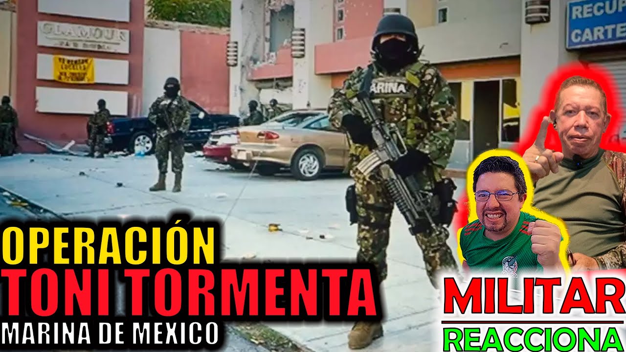 MILITAR COLOMBIANO reacciona a la ARMADA MEXICANA operación TONI ...
