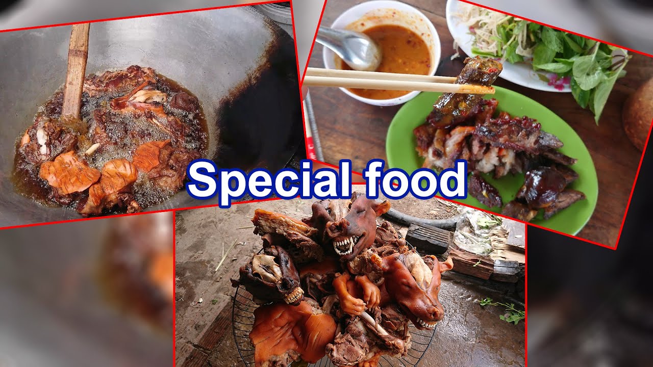 Cooking Meat And Cooking Dishes From Dog Meat - YouTube