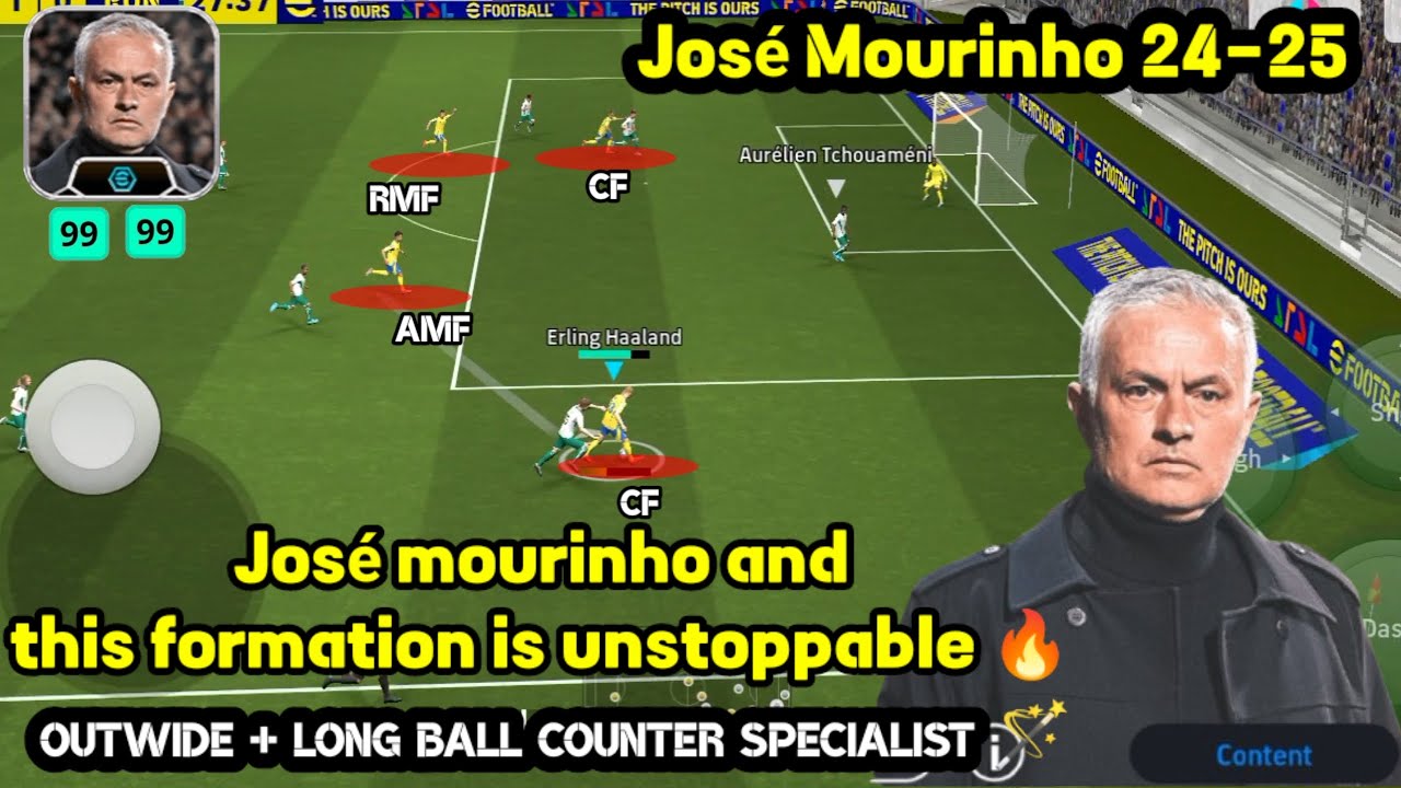 Why Jose Mourinho is the best manager right now in eFOOTBALL MOBILE ...