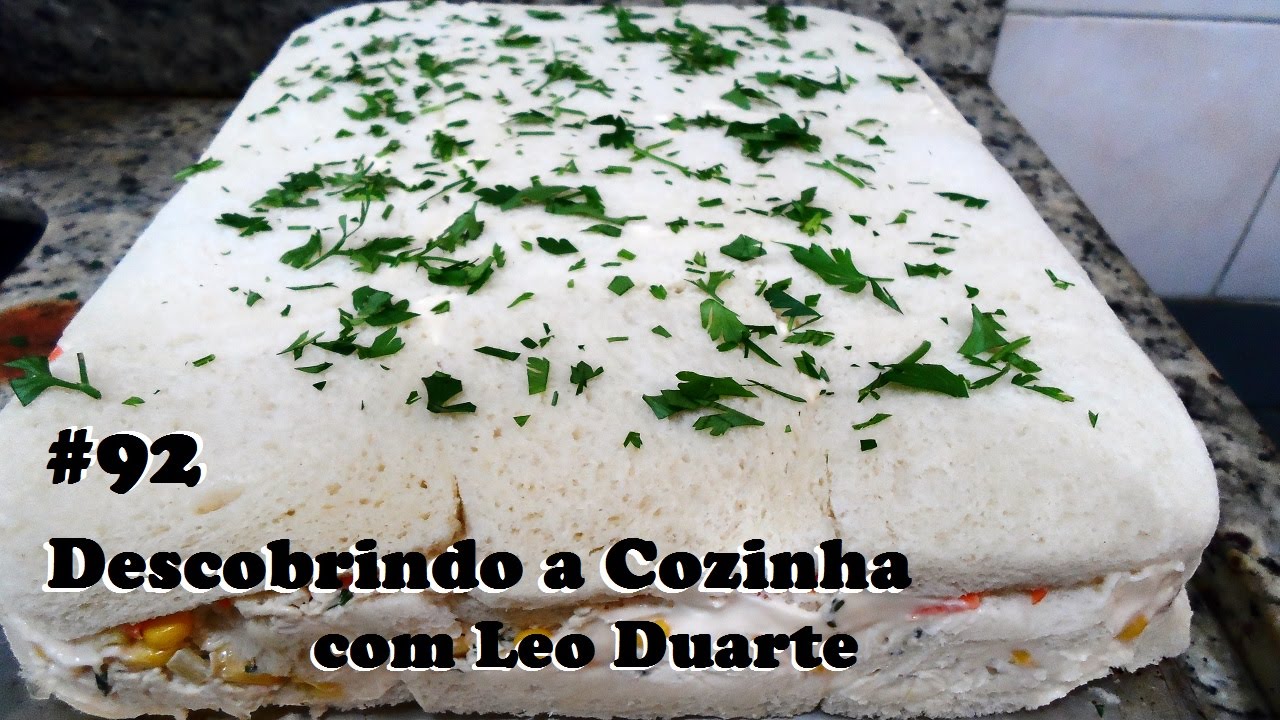 SANDUICHÃO ENFORMADO, prático pro piquenique [ Descobrindo a Cozinha ...