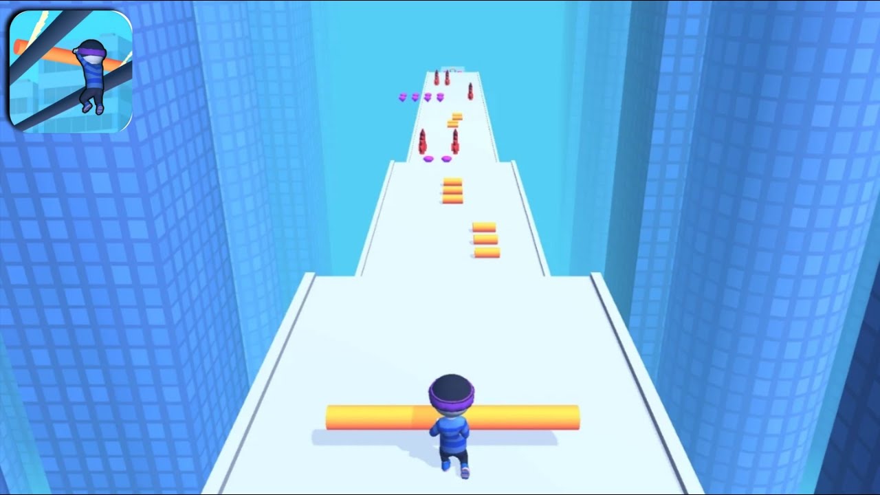 ROOF RAILS Game IOS Android All Levels Gameplay Level 3-4 - YouTube