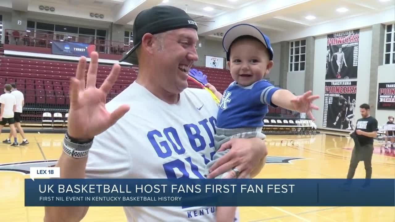 UK Men's Basketball host Fans First Fan Fest Saturday - YouTube