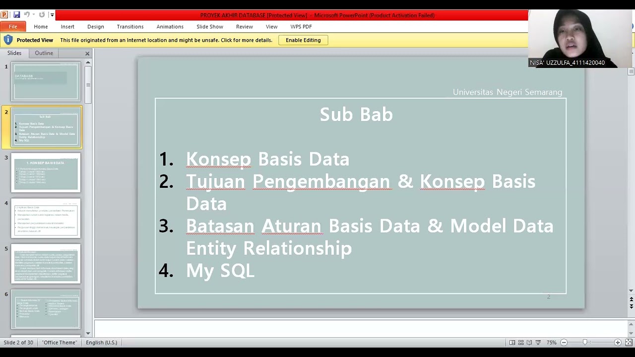 TUGAS AKHIR DATABASE - YouTube
