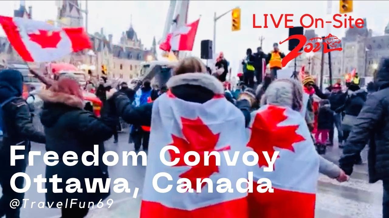 Truckers Freedom Convoy (Ottawa, Canada) February 3, 2022 (Part 2 ...