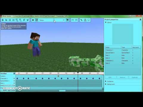 Mine-Imator animation test - YouTube