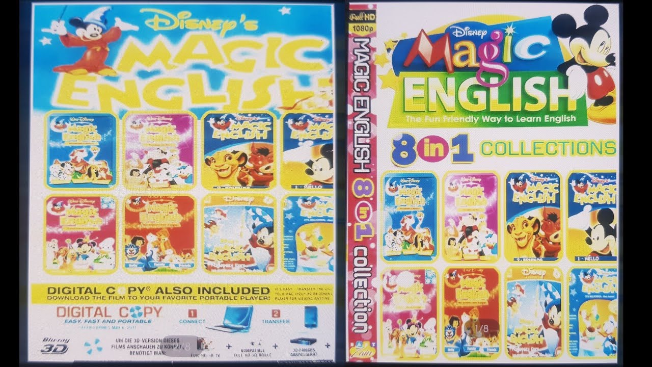 Magic English 8 in 1 Collections (Baby Zain) DVD Menu 2025 - YouTube