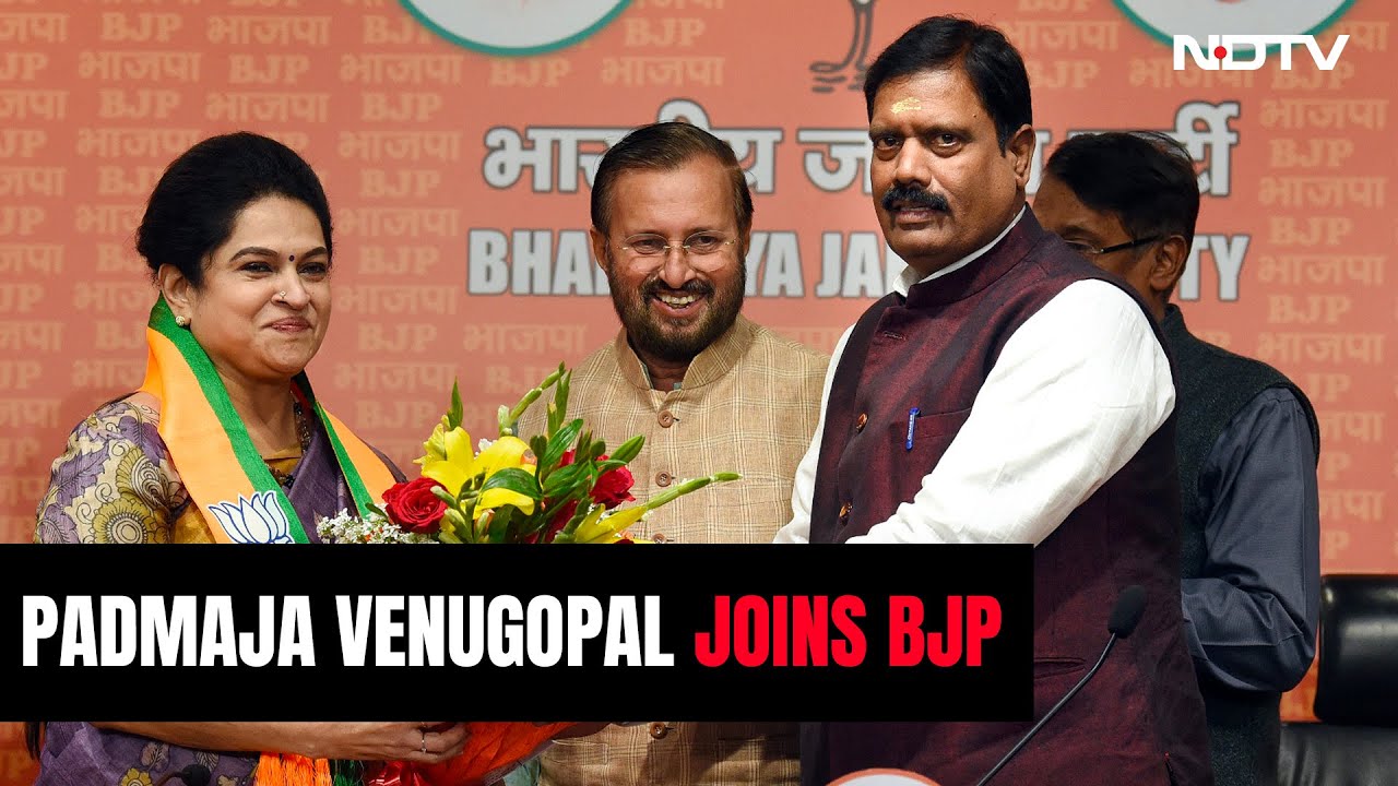 Padmaja Venugopal Joins BJP: "In Congress There Is No Leadership" - YouTube
