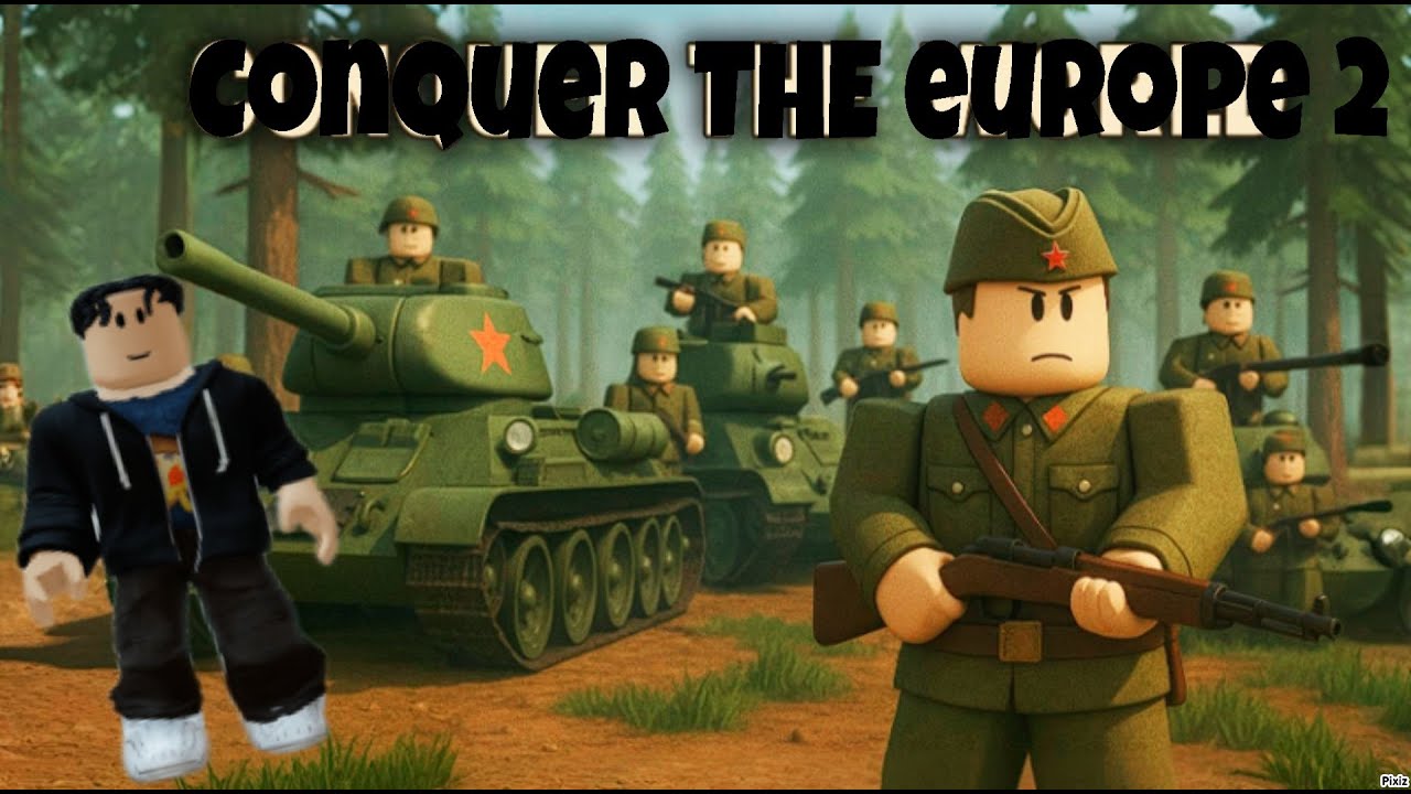 Tulen Победоносец Победил в Мировой Войне!!!!! (Conquer Europe Roblox ...