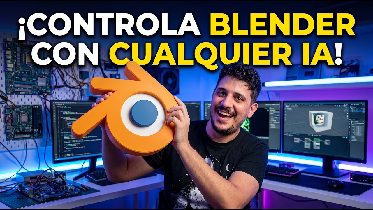 INTEGRA CUALQUIER IA EN BLENDER (FACIL Y GRATIS) - YouTube