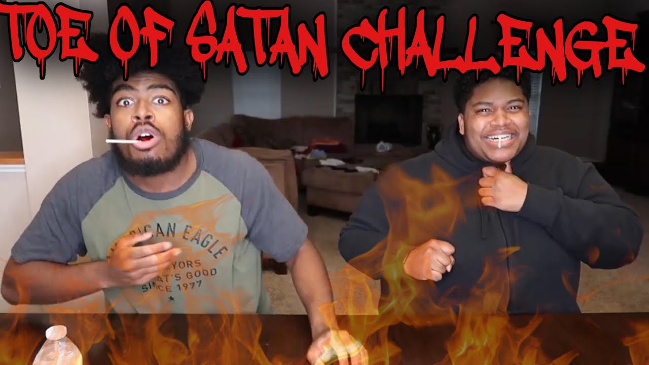 EATING THE WORLD’S HOTTEST LOLLIPOP(Toe Of Satan Challenge) - YouTube