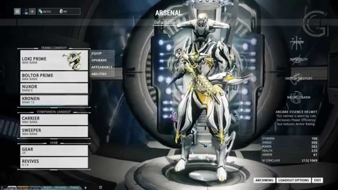 Warframe: Loki Prime Build & Guide (v2.1) - Visionary Advice - YouTube