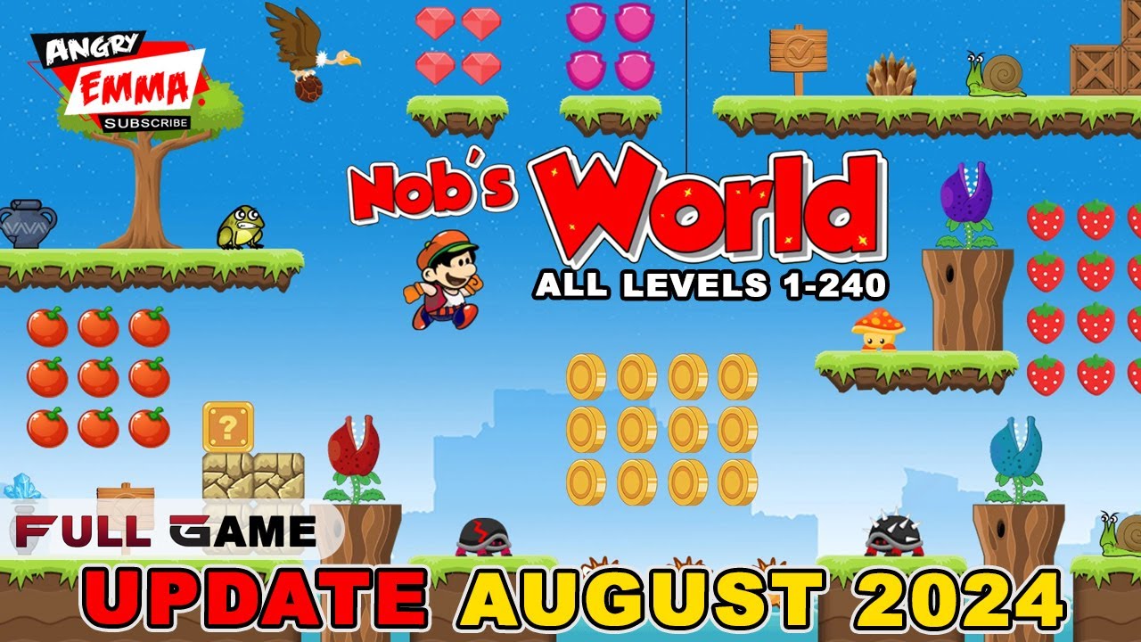 Super Nob Run (Nob's World) - FULL GAME (All Levels 1-240) UPDATE ...