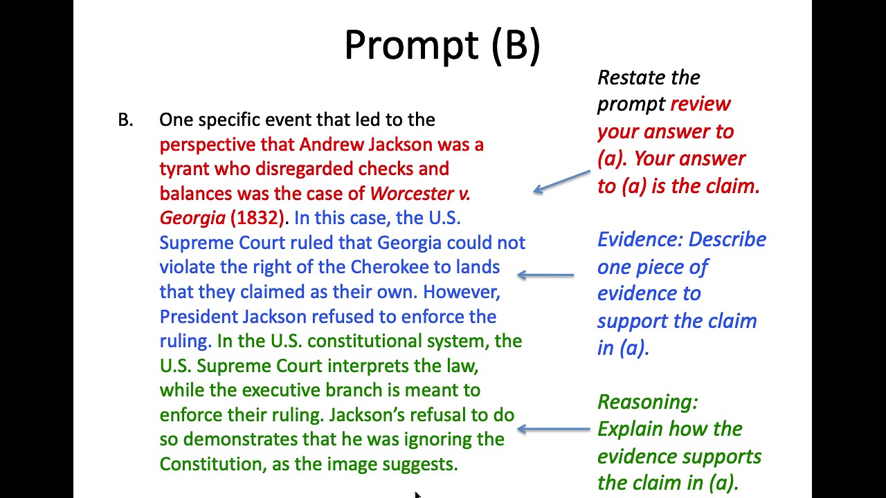 SAQ King Andrew Cartoon Debrief - YouTube