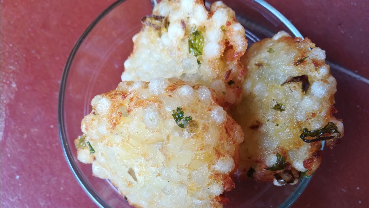 ಕ್ರಿಸ್ಪಿ ಸಬ್ಬಕ್ಕಿ ವಡೆ | Crispy Sabbakki Vada | Sabudana Vada(Sabbakki ...