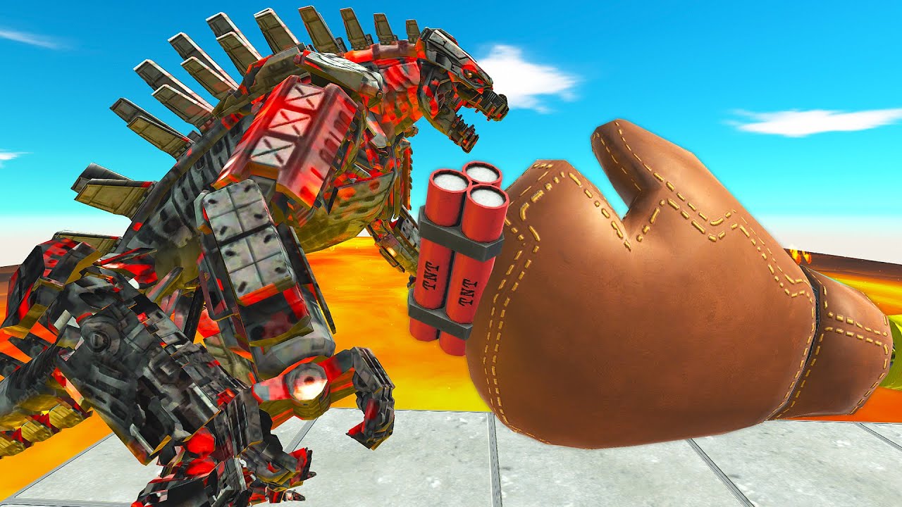 Dynamite Glove vs Monsters - Animal Revolt Battle Simulator - YouTube