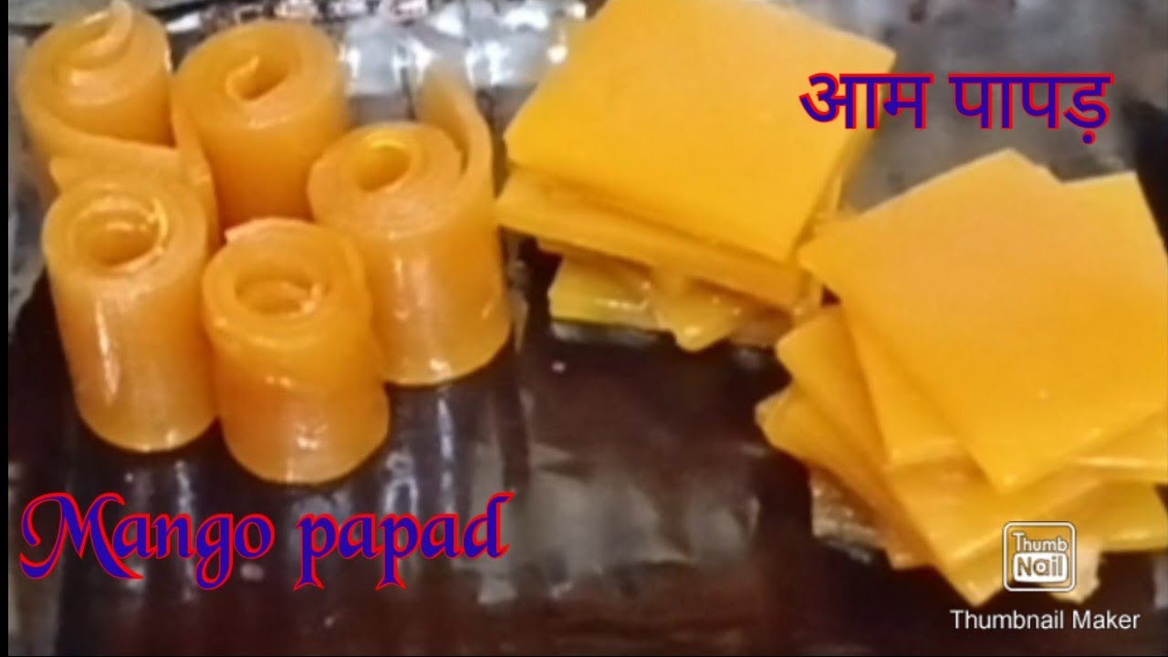 Aam Papad Recipe Homemade Mango papad Recipe Original Mango Papad ...