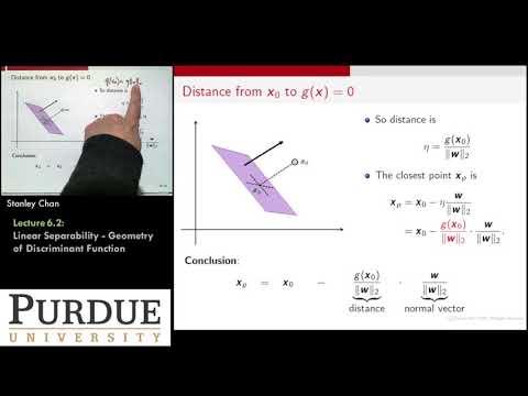 ECE595ML Lecture 06-2 Linear Separability - YouTube