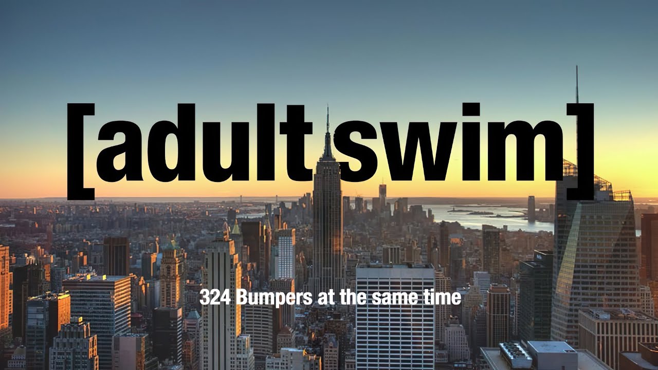 324 Adult Swim Bumpers played at the same once - YouTube