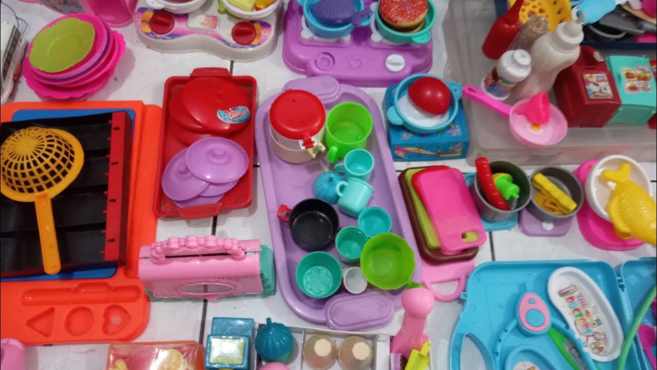 Mainan Masak Masakan Miniatur Makanan Sosis Telur ikan buah buahan es ...