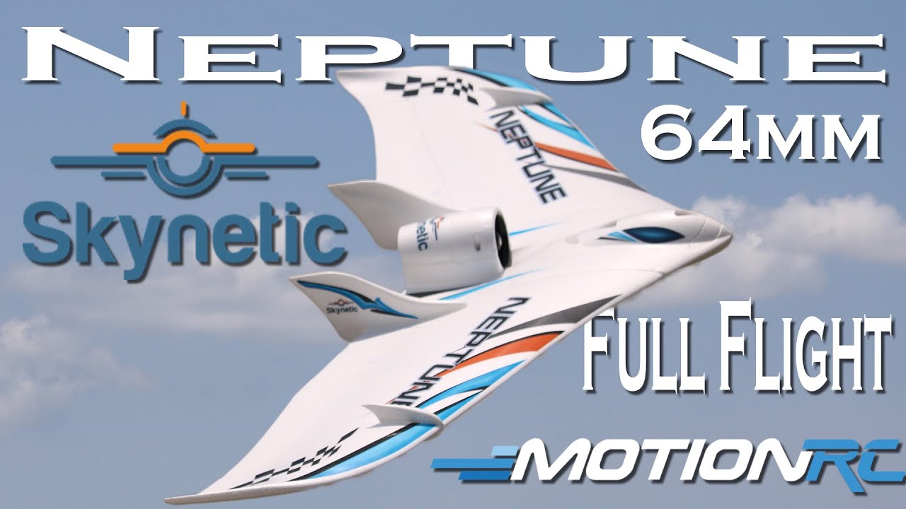 Skynetic Neptune Blue 64mm Full Flight | Motion RC - YouTube