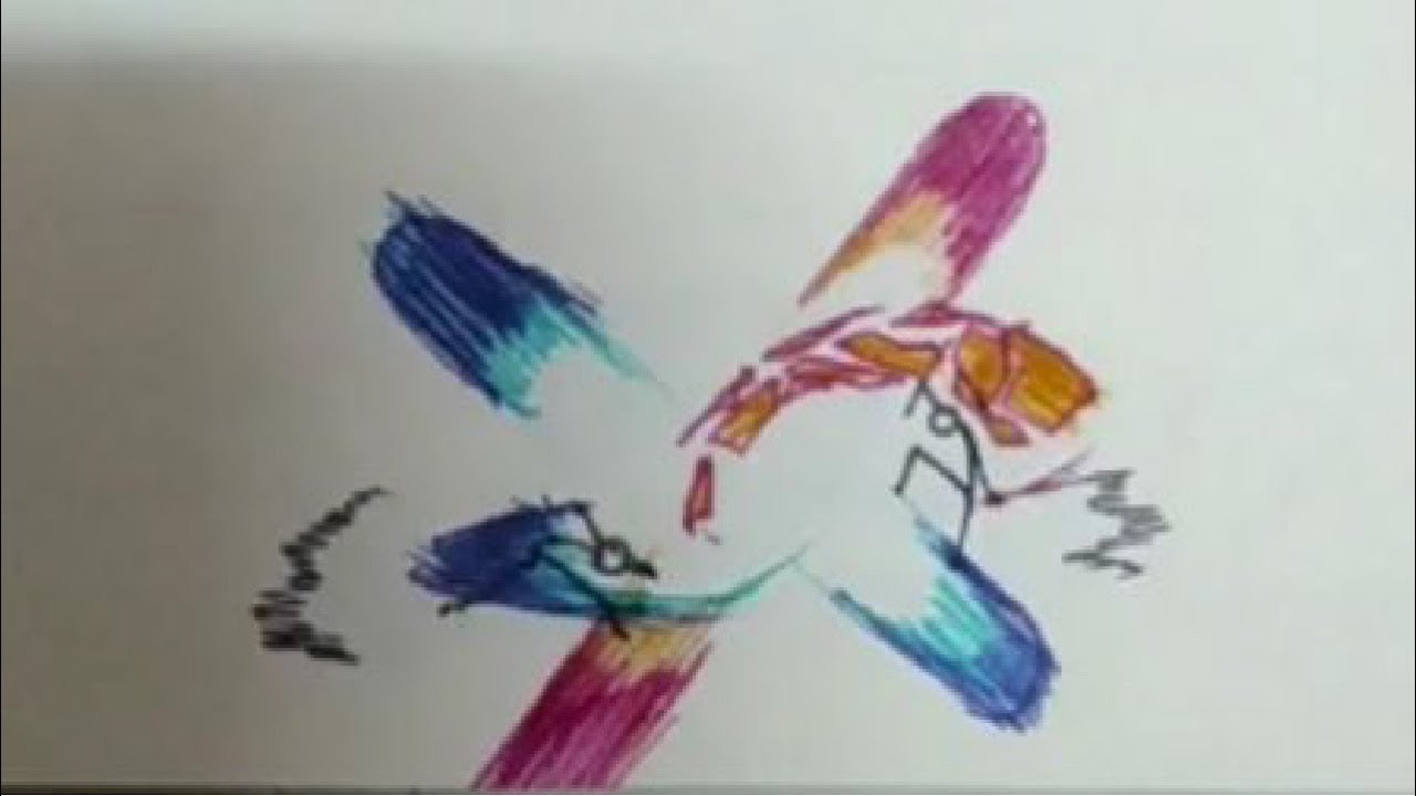 FlipBook Animation - Fire Blade Vs Ice Blade Stickman Animation Fight ...