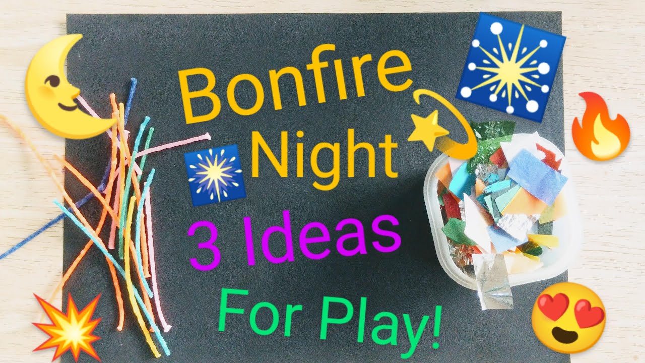 Bonfire Night Themed 3 Ways to Play with Becky Bops! 🔥🎆🎇 Firework ...