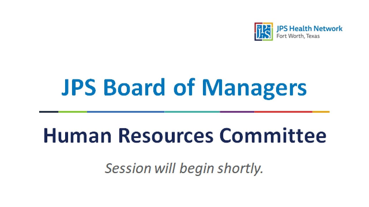 TCHD HUMAN RESOURCES COMMITTEE MEETING AUGUST 2023 - YouTube