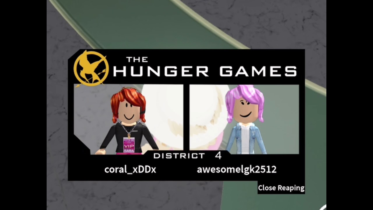 hunger games in Roblox! - YouTube