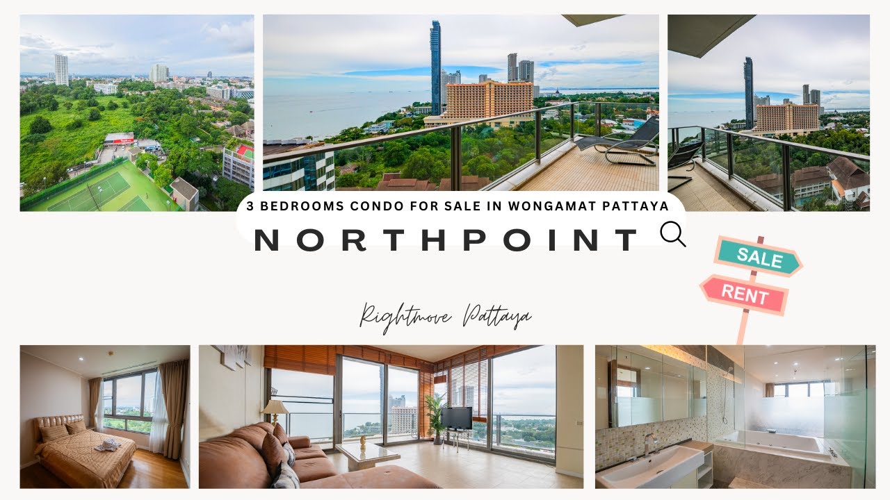 🎯 3 Bedrooms Condo For Sale In Wongamat Pattaya - Northpoint 🎯 - YouTube