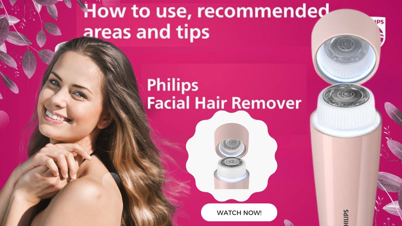 Get the Perfect Look | philips Cordless Facial Hair Remover with Wide ...